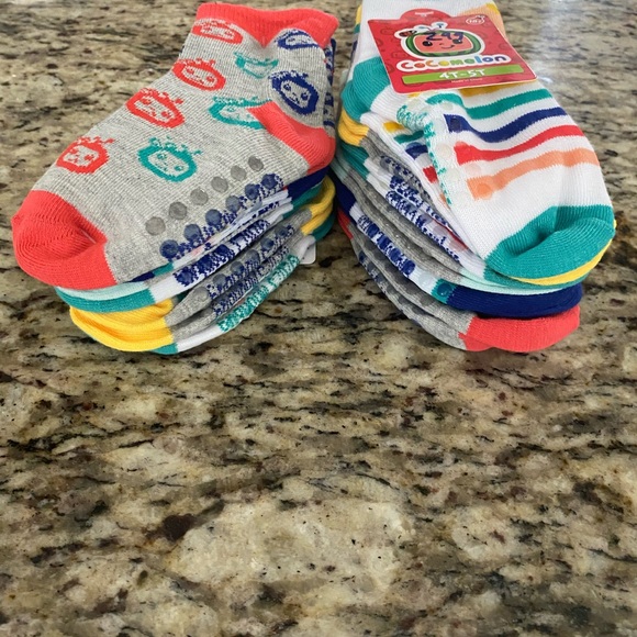 Coccoli | Other | 2 Ok Coco Melon Colorful Kids Ankle Socks Set 4t5t ...